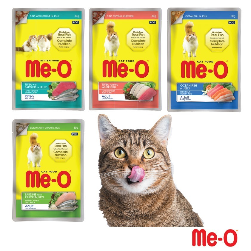 Jual MEO WET FOOD POUCH - MAKANAN BASAH KUCING - CAT WET FOOD | Shopee ...