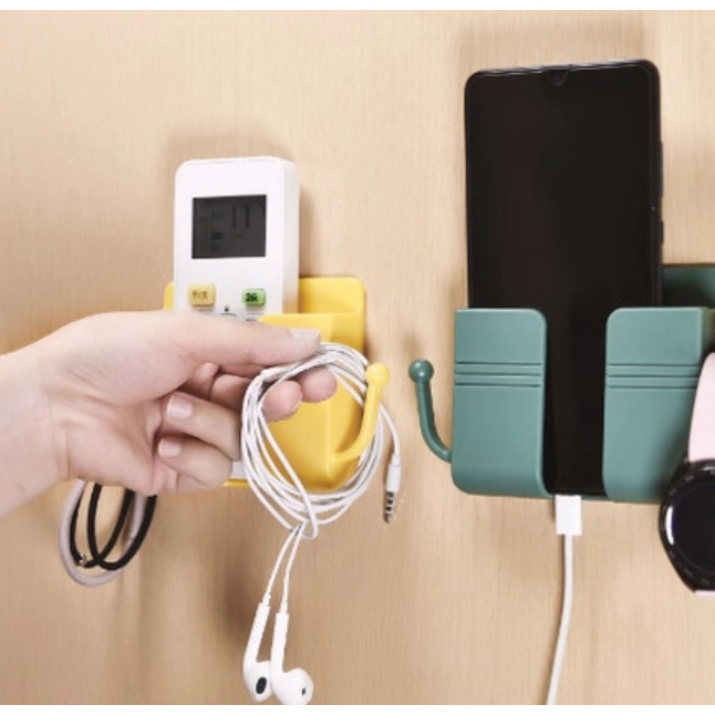 Jual Holder Tempel Dinding 2 Kait Rak Gantung Tempel Dinding Hp Remote ...