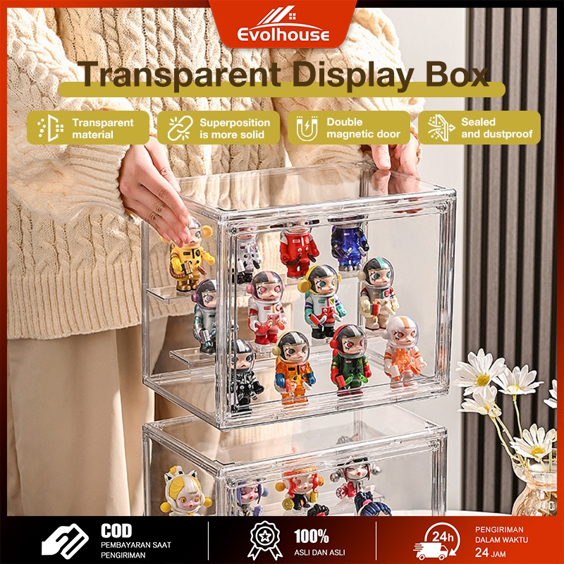 Jual Display Box Storage Box Transparent Kotak Display Action Figure ...