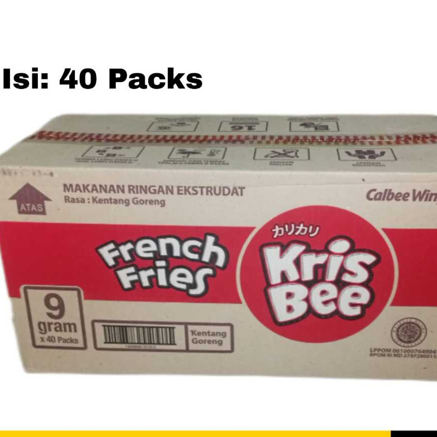 Jual 1 Dus Kris Bee Snack Kentang Ecer 1.000 / Krisbee 1 Karton (Isi 40 ...