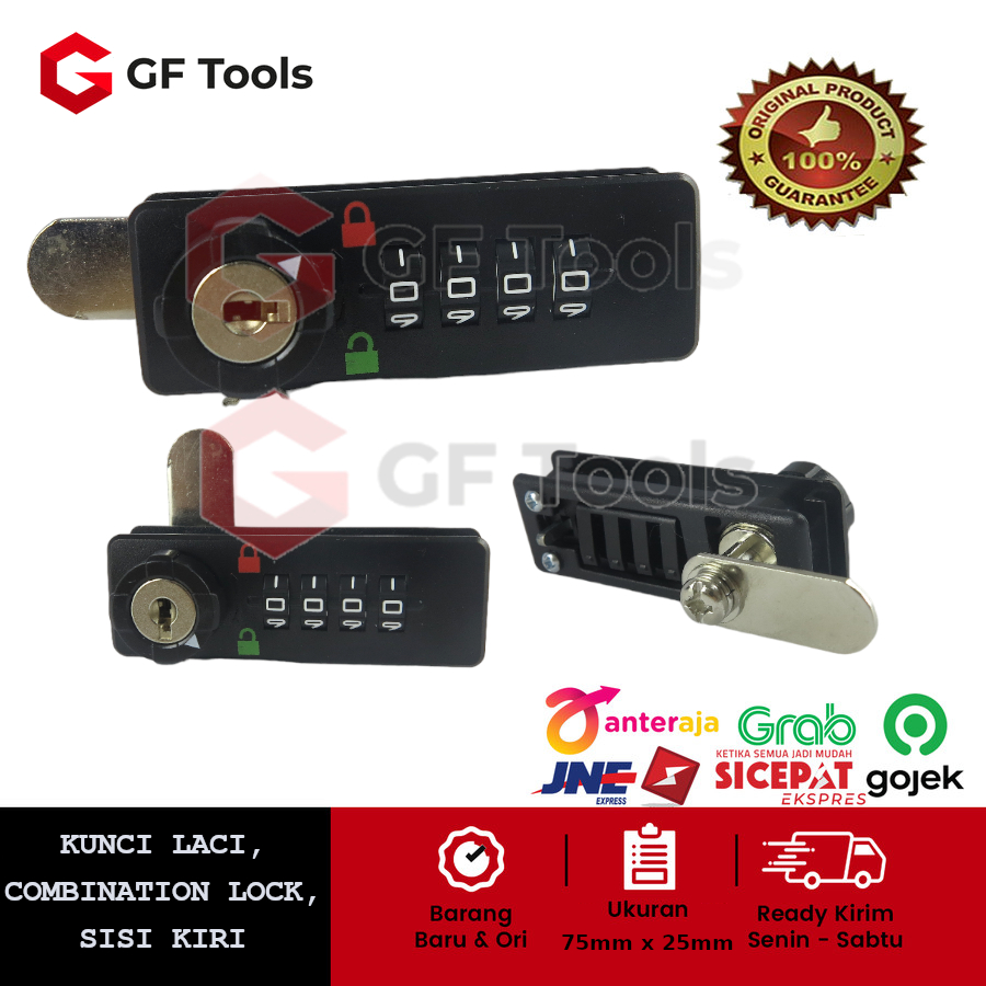 Jual Kunci Kombinasi Angka 4 Digit Kode Pintu Lemari Laci Pin Locker ...