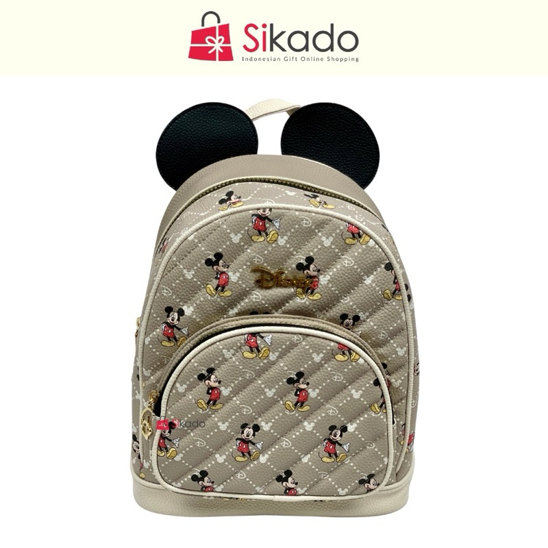 Jual Sikado Primark Disney Mickey Mouse Faux Leather Bag Backpack with ...