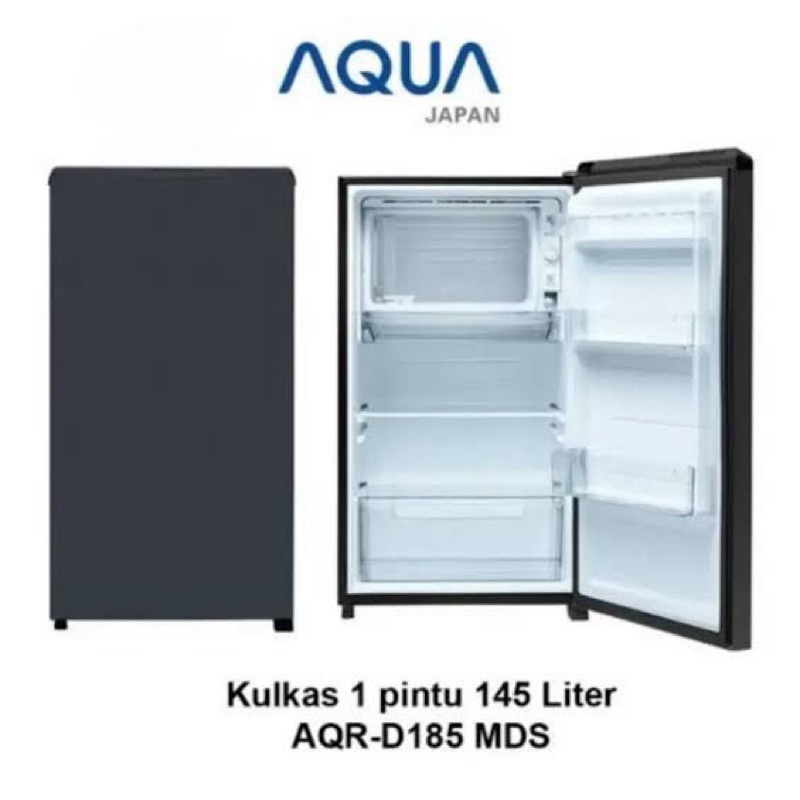 Jual KULKAS AQUA AQR-D185MDS / AQRD 185 MDS / AQRD185MDS LEMARI ES 1 ...
