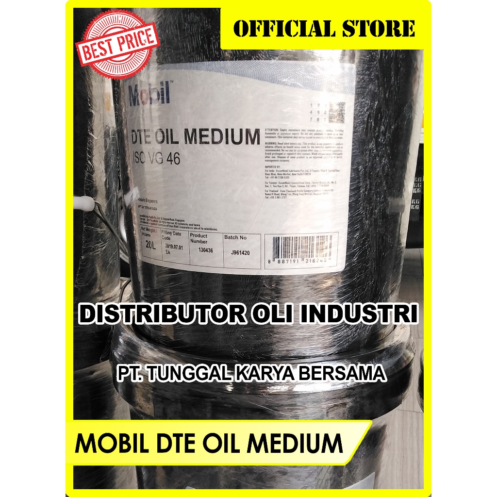 Jual MOBIL DTE OIL MEDIUM ( Ready Stock - 20 Liter ) | Shopee Indonesia