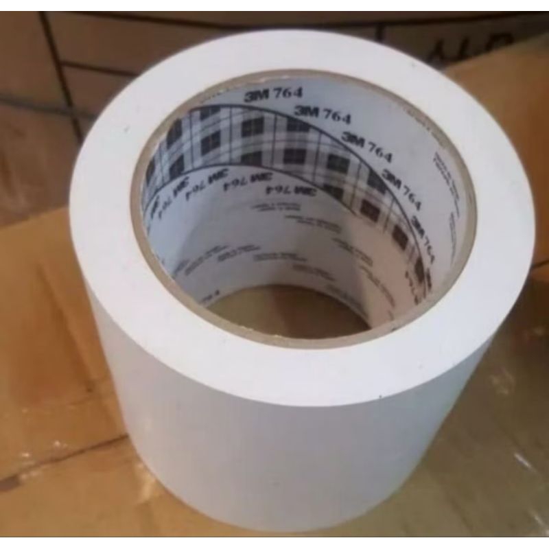 Jual Marking tape 3M 764 putih ukuran 8cm X 33m lakban lantai 3M 764 ...