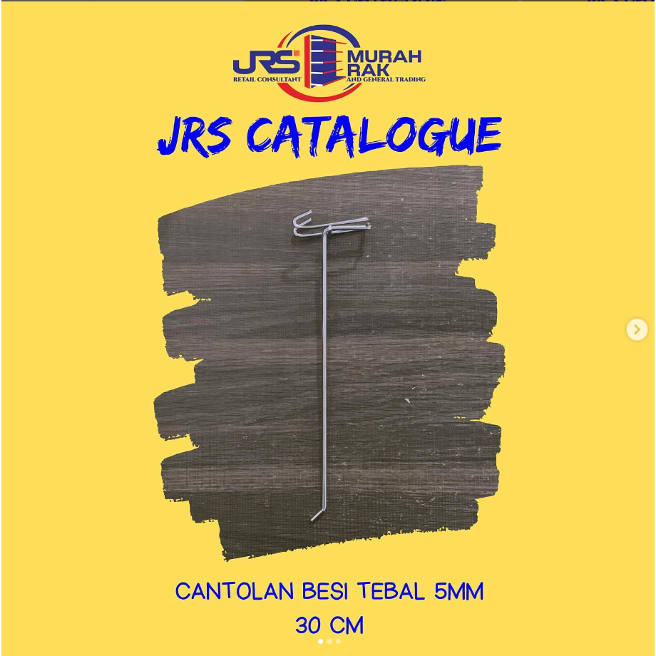 Jual SINGLE RAM 30CM BESI TEBAL 5MM GANTUNGAN CANTOLAN AKSESORIS ...