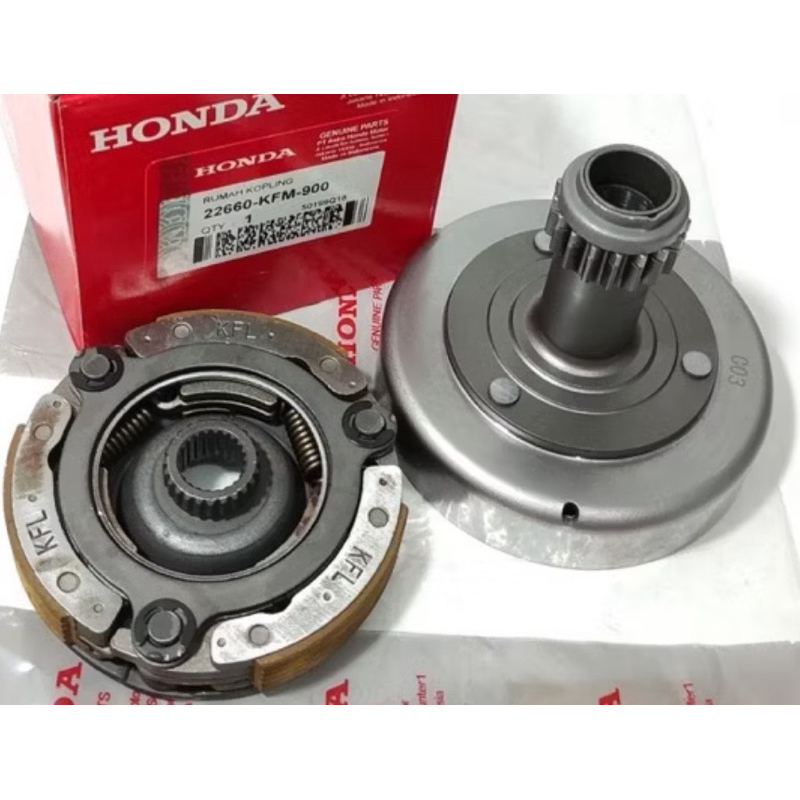 Jual Mangkok lonceng Plus kampas ganda assy set Supra FIT NEW Lengenda Revo lama | Shopee Indonesia