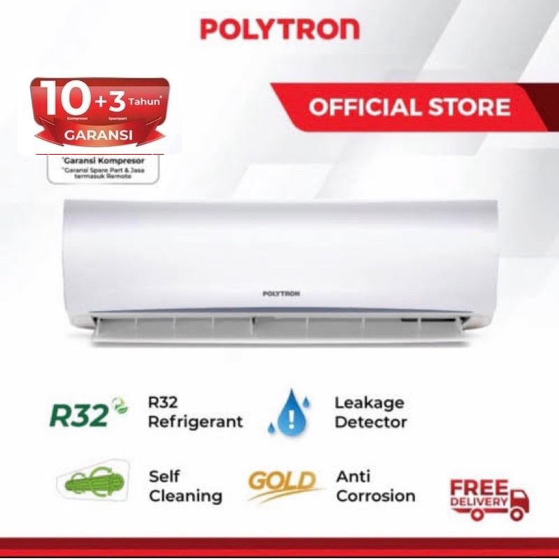 Jual POLYTRON AC 1/2 PK POLYTRON 1/2 PK AIR CONDITION POLYTRON DELUXE ...