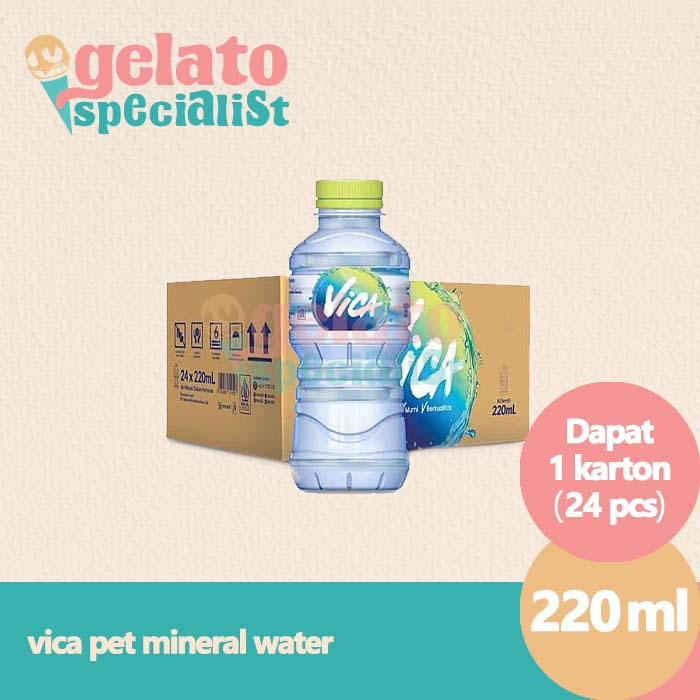 Jual Vica Air Mineral Water 220ml (24pcs) | Shopee Indonesia