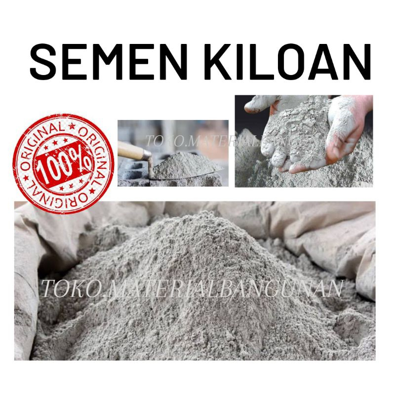 Jual SEMEN INDONESIA KILOAN HITAM ABU ECERAN 500 GRAM 500G DAN 1 KG ...