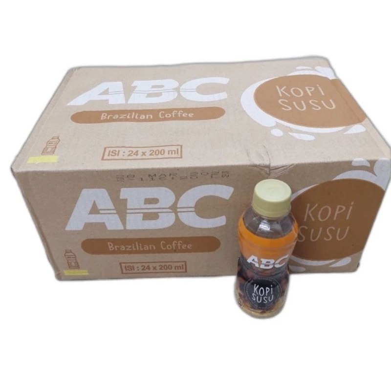 Jual ABC kopi Susu Brazilian Coffee (isi 24 botol/dus) | Shopee Indonesia