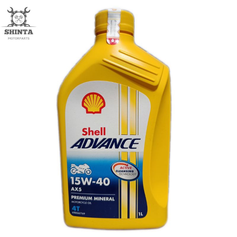 Jual OLI MESIN SHELL ADVANCE AX5 4T SAE 15W-40 1L SHELL | Shopee Indonesia