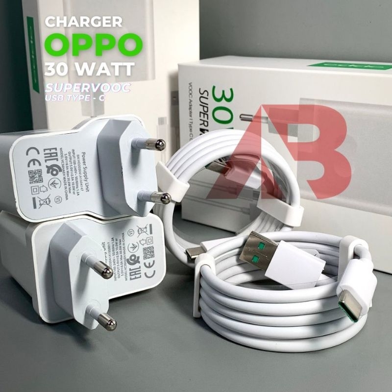 Jual Charger OPPO 30W Original RENO 1 2 2F 2Z 3 4 4F 5F 10X ZOOM K3 K5 ...