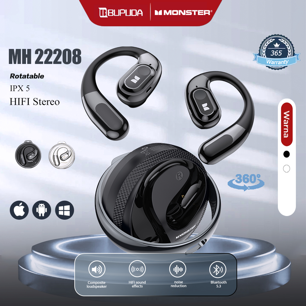 Jual BUPUDA x Monster MH22208/AC330 OWS Wireless Headset Bone ...