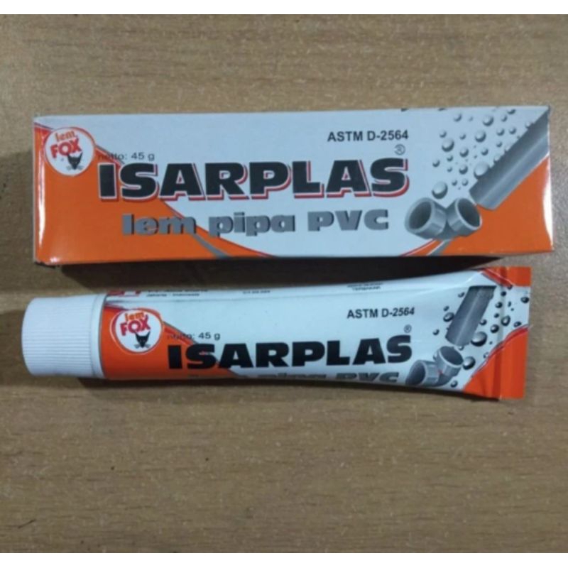Jual lem pipa air paralon merk ISARPLAS asli 45gr lem pipa PVC bagus ISARPLAST | Shopee Indonesia