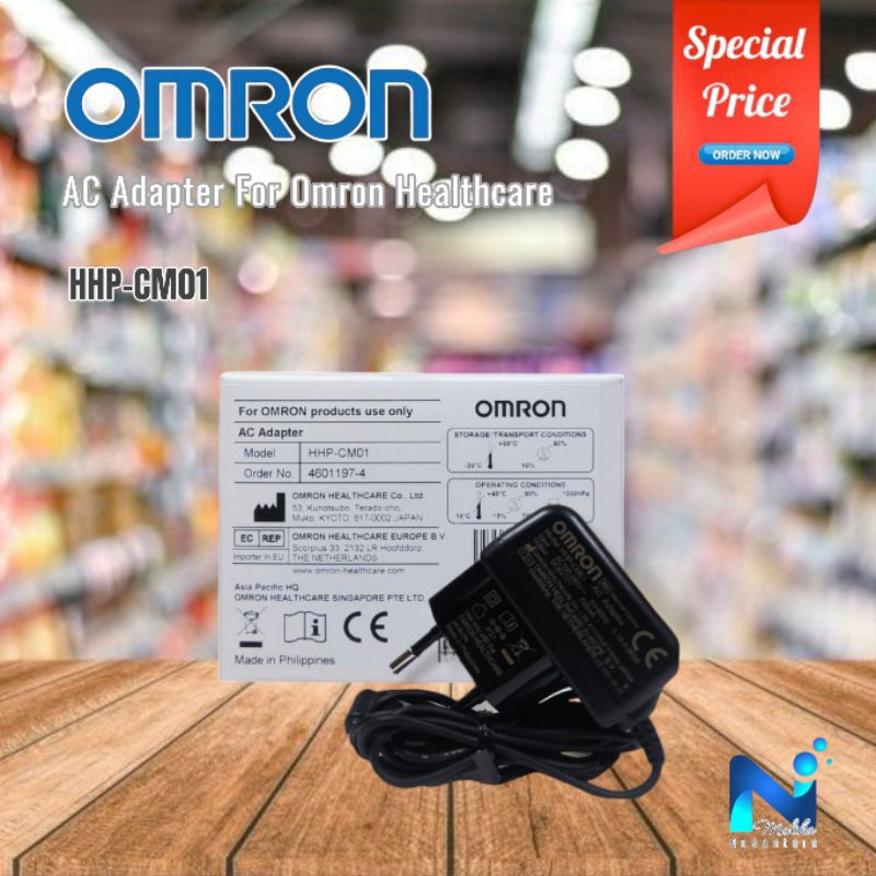Jual Adaptor Tensi Digital Omron AC Adapter Tensimeter Original Omron HHP-CM01 | Shopee Indonesia