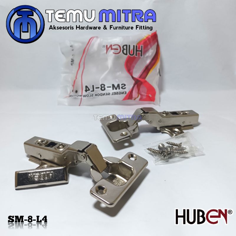 Jual Engsel Hidrolik Slowmotion HUBEN/ Engsel pintu kitchen set ...