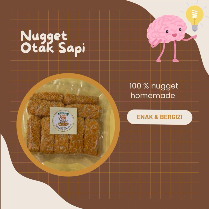 Jual Nugget otak sapi / makanan sehat anak/ nugget homemade | Shopee ...