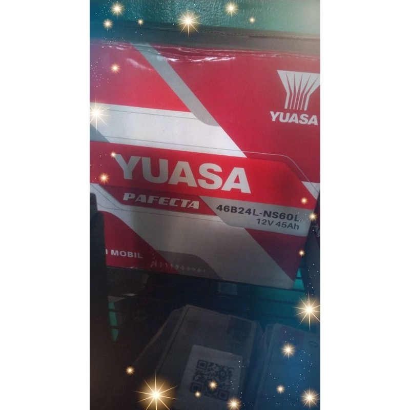Jual Aki Yuasa pafecta basah Ns60L 12v 45ah | Shopee Indonesia