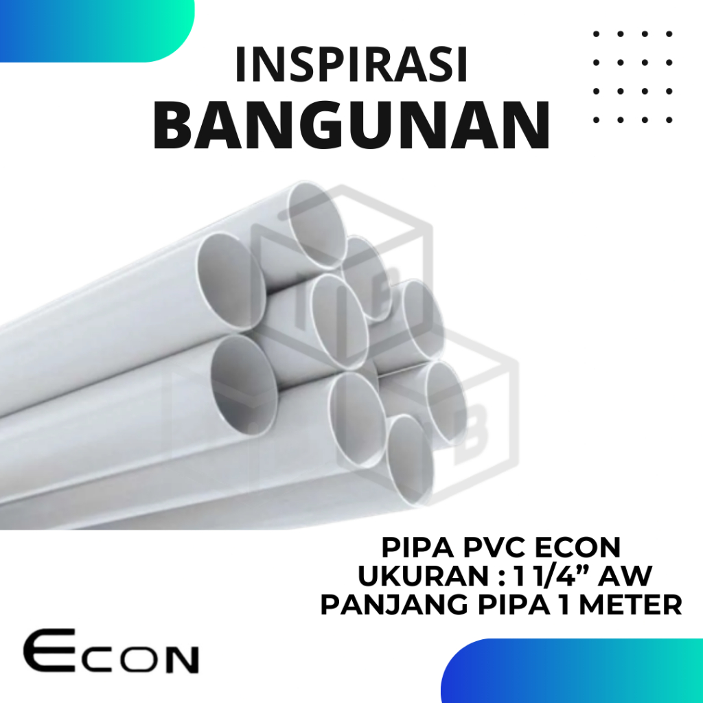 Jual PIPA PVC ECON AW 1 1/4" PIPA PARALON PRALON 1 1/4 INCH / PIPA AIR ...