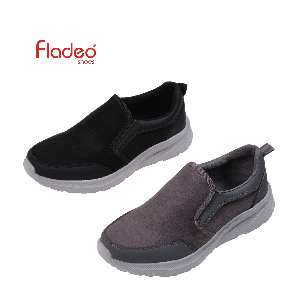 Jual Fladeo H24/MSS218-1BG/Sepatu Sneakers Slip On Pria [ Sneakers ...