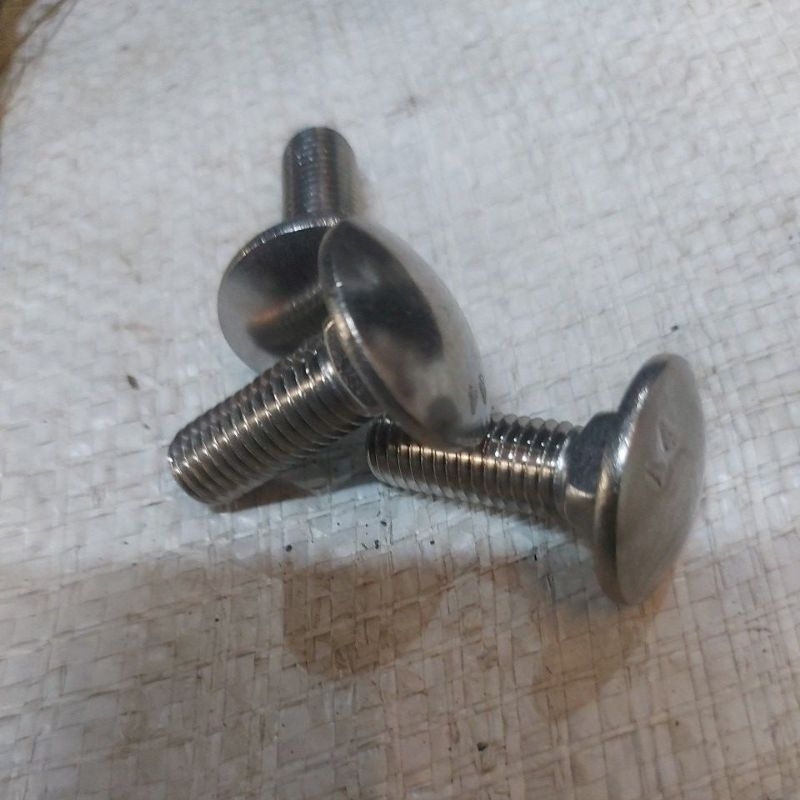 Jual Baut Payung Kepala Lebar SS316 M10x30 Baut CB Lebar M10x30 Steinless Steel SS316 Baut ...