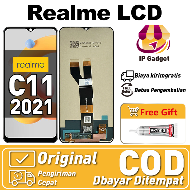 Jual Original Lcd REALME C11 2021 fullset ori asli Layar hp touchscreen Sentuh Versi Tinggi COD ...