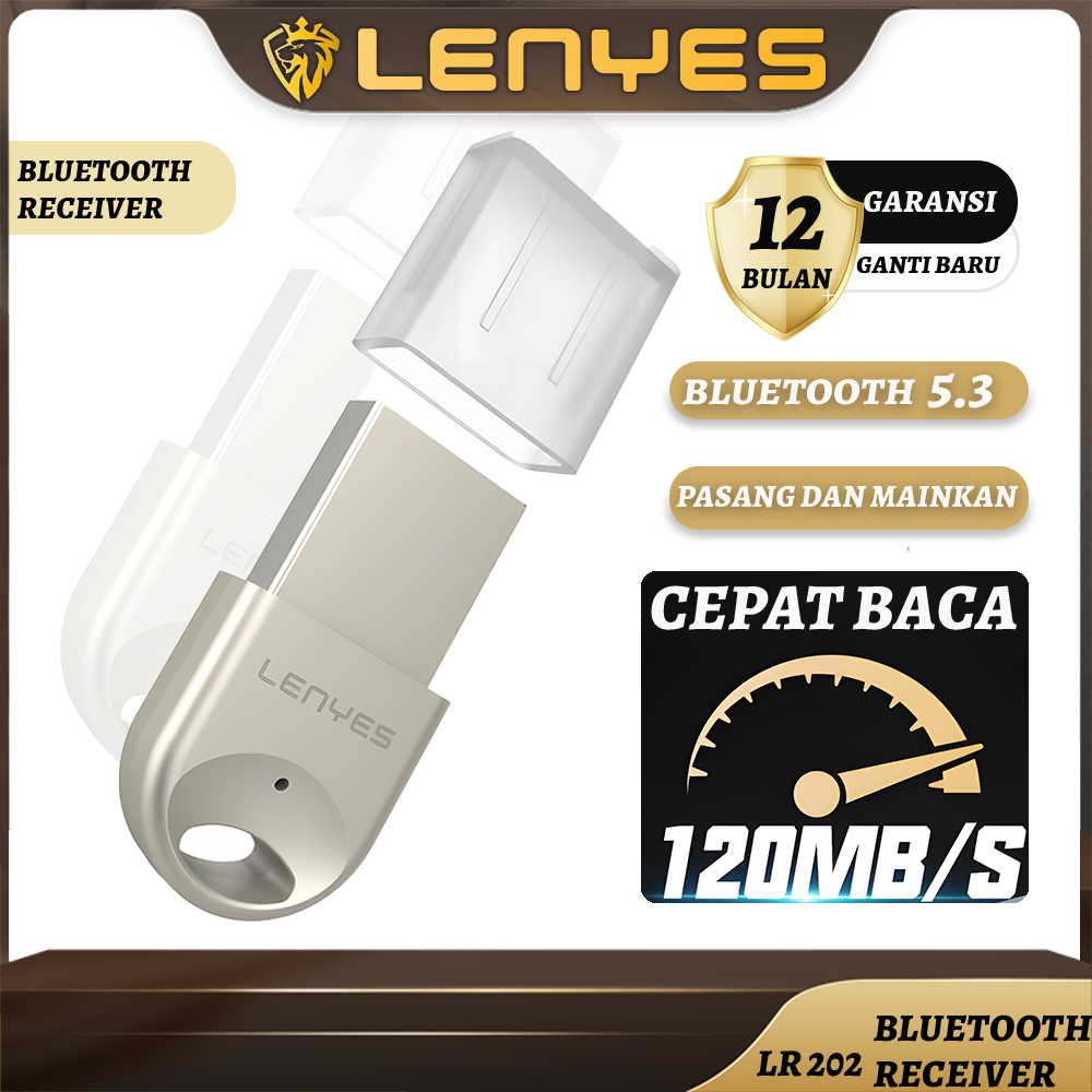 Jual LENYES Bluetooth Receiver USB Wireless Adapter/S220 12W Mini ...