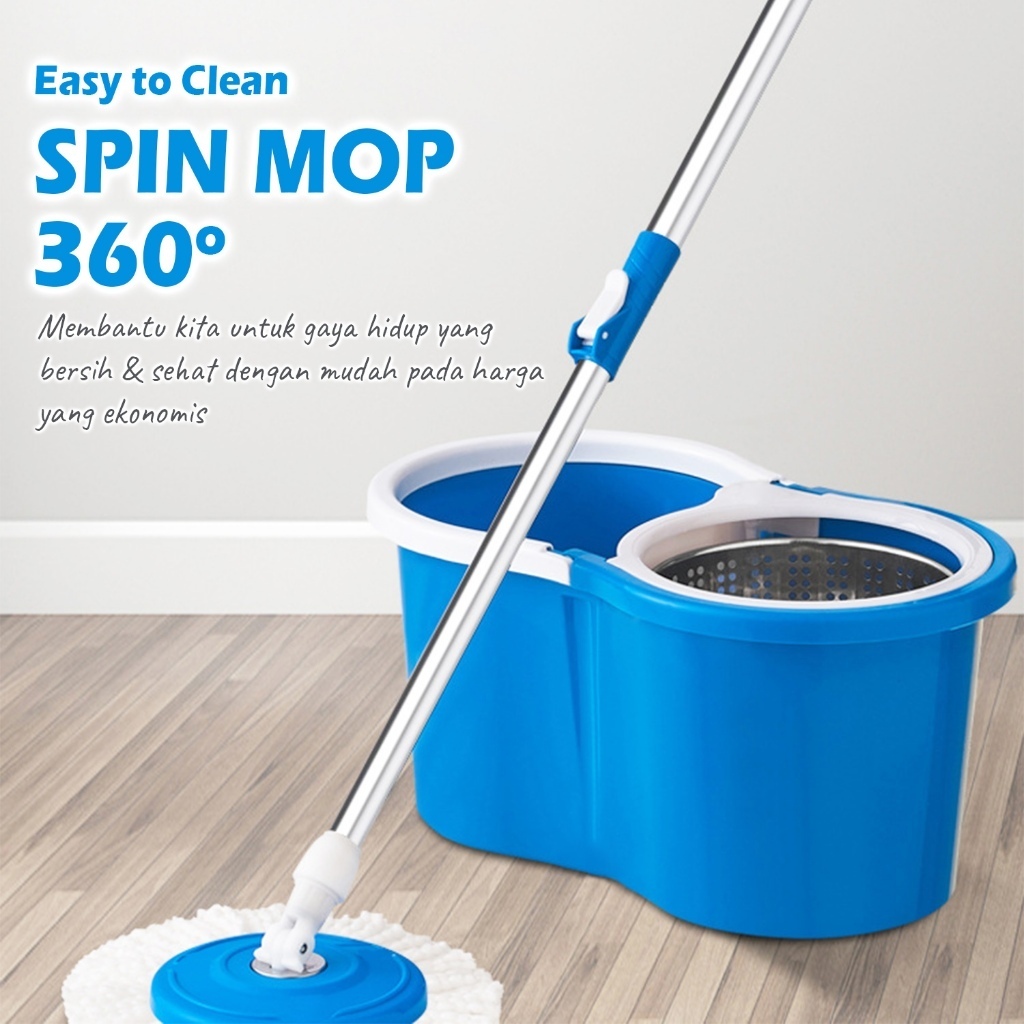 Jual SET Alat Pel Lantai Super Mop Putar Alat Pel Otomatis Pel ...