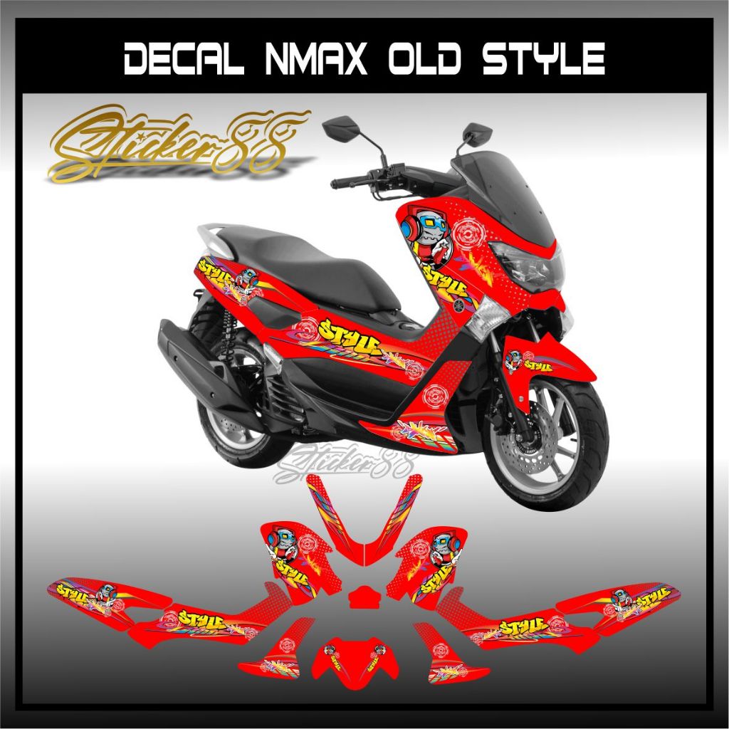 Jual Decal Sticker Nmax 155 Old - Sticker Fullbody Nmax old 155 ...