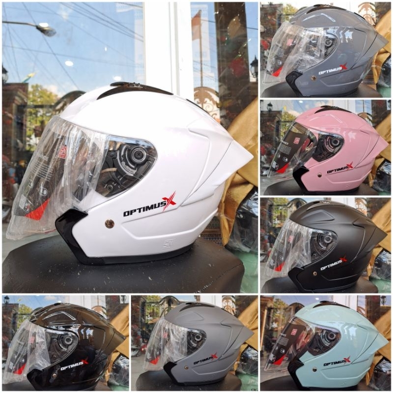 Jual HELM R-SIX OPTIMUS PAKET GANTENG PULL WARNA | Shopee Indonesia