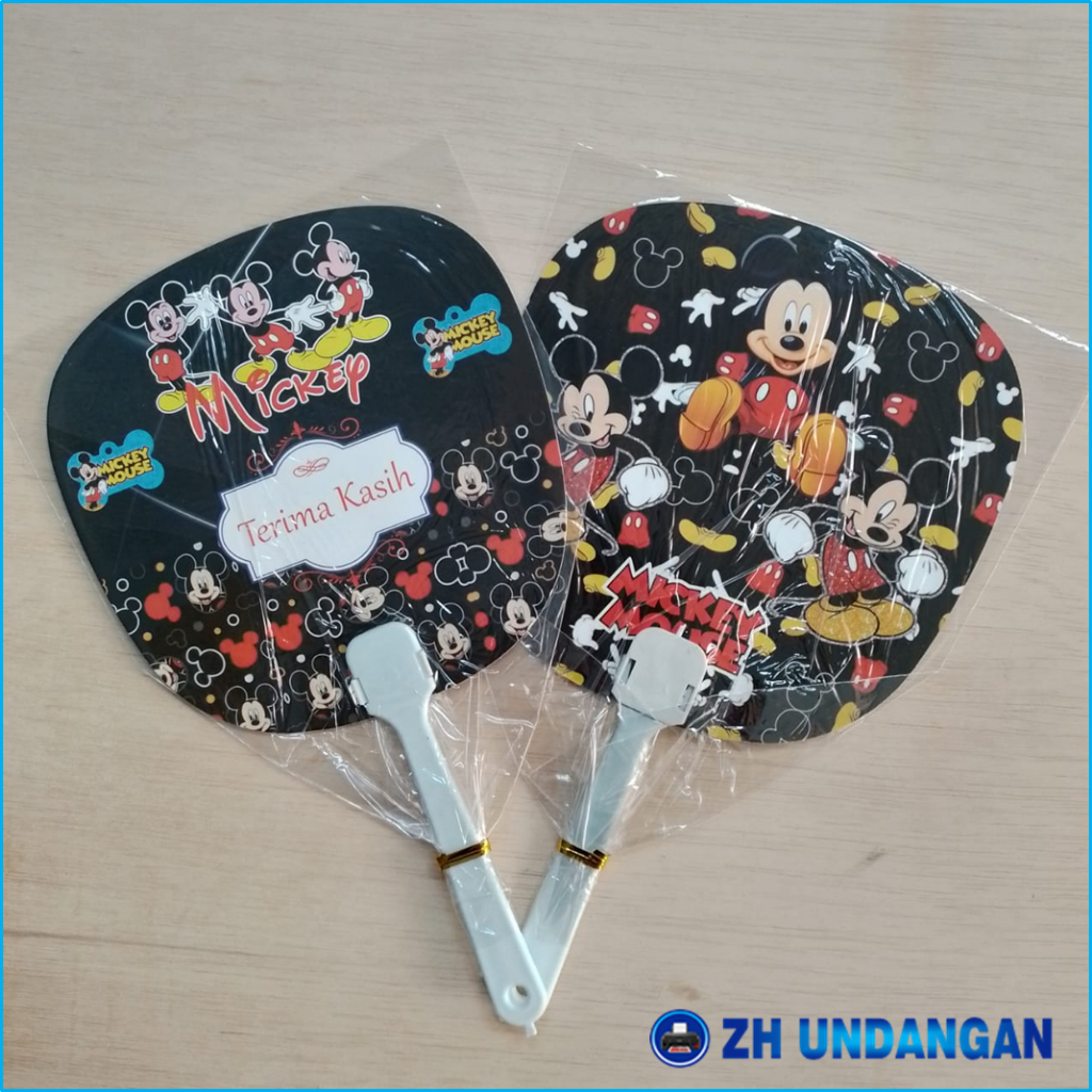 Jual SOUVENIR KIPAS MICKY MOUSE KEMASAN PLASTIK (READY) | Shopee Indonesia