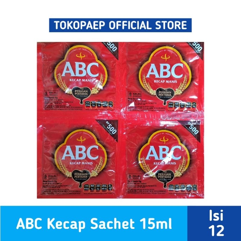 Jual Kecap ABC Renceng 15ml x 12 Sachet | Shopee Indonesia