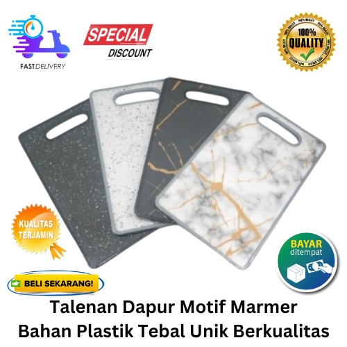 Jual Talenan Plastik Motif Marble Keramik anti lengkat kuat tebal ...