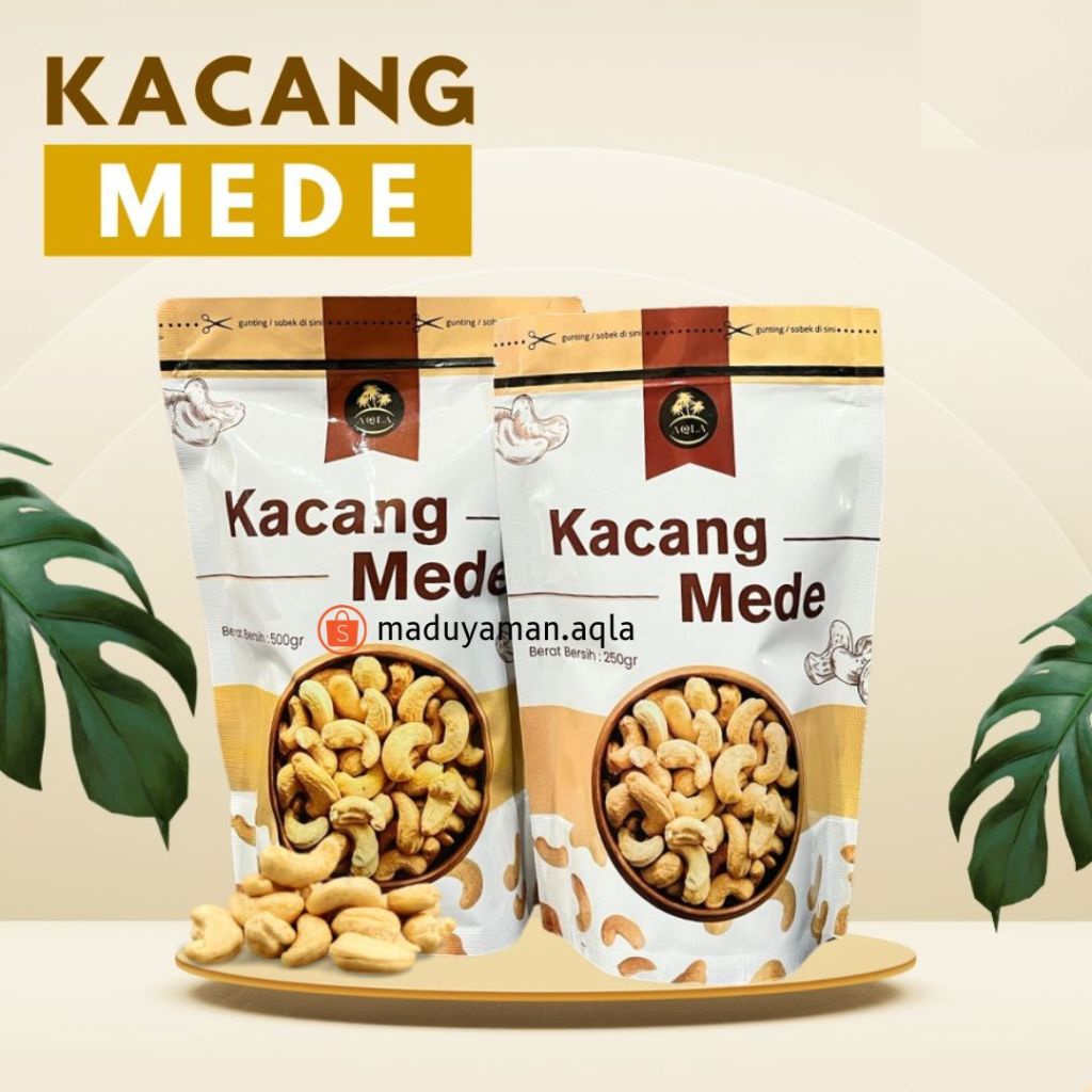Jual Kacang Mede / Mete Panggang Premium Roasted Mede / Mete Premium ...