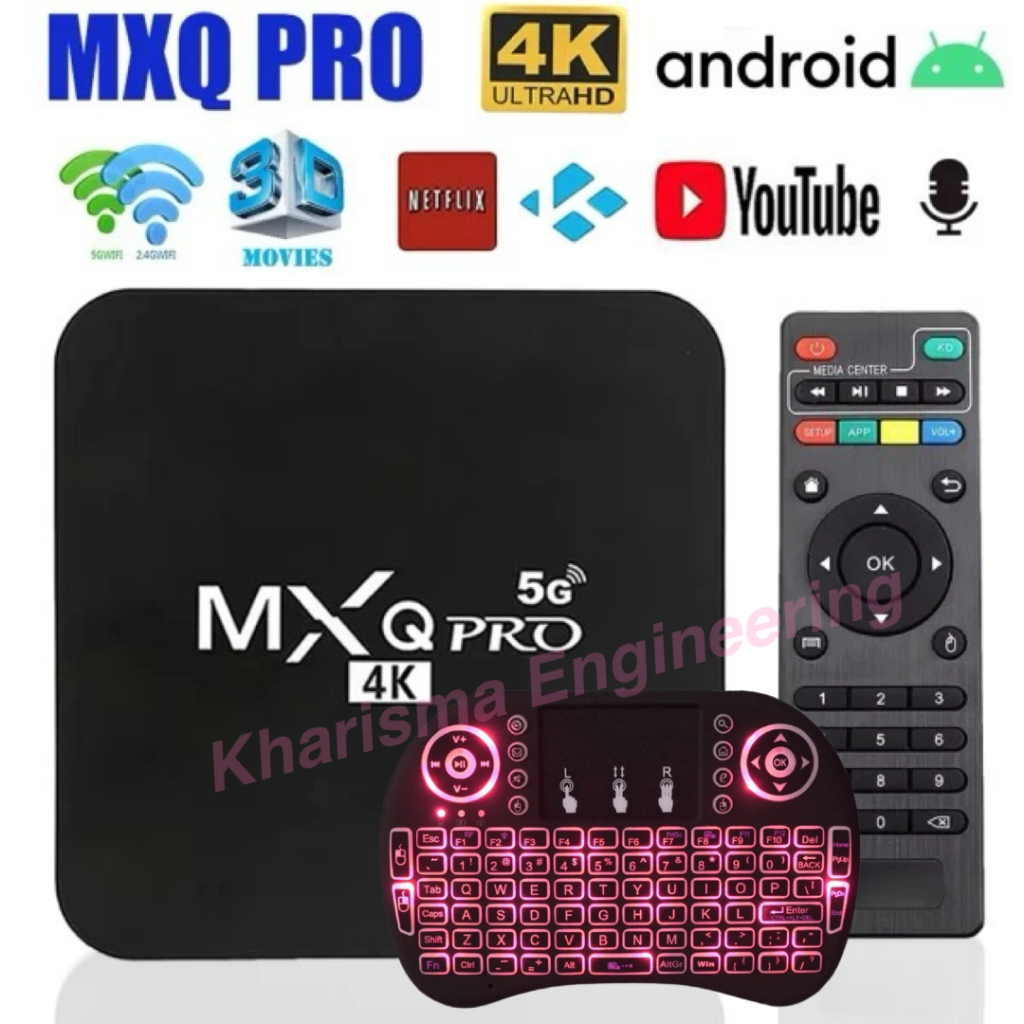 Jual Android TV BOX MXQ PRO 5G Smart TV BOX 4K Ultra HD / Keyboard i8 ...
