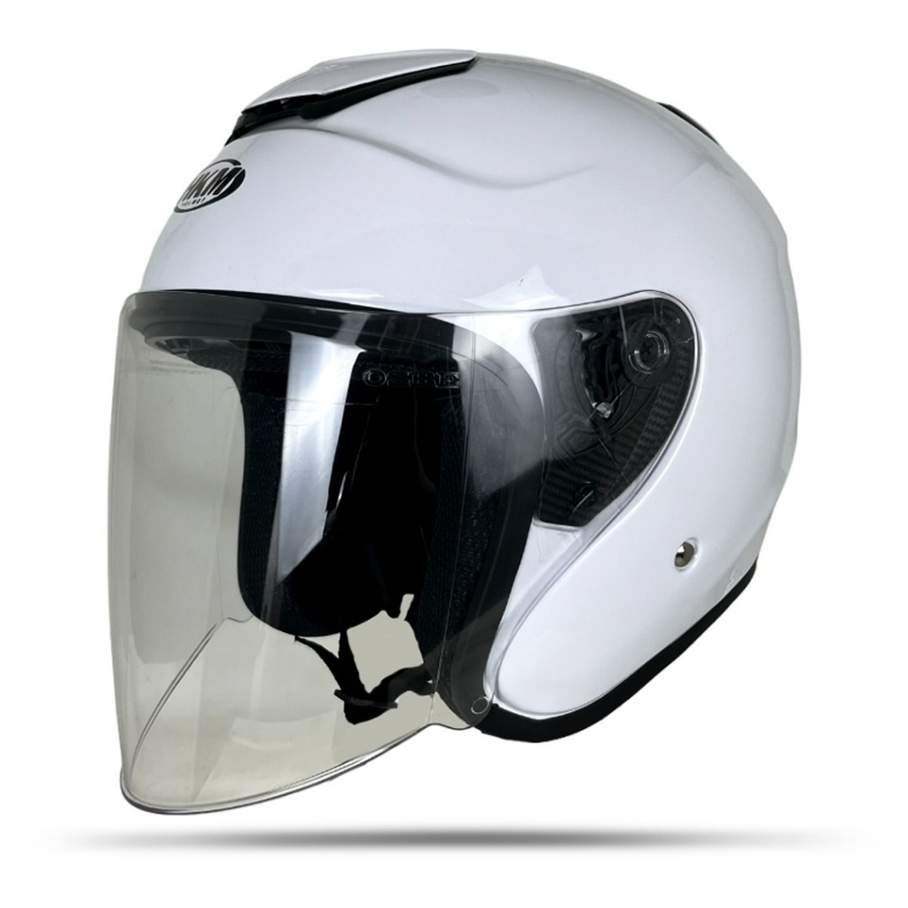 Jual HELM KYOTO HKM HALFFACE SINGLE VISOR STANDART SNI FREE STIKER ...