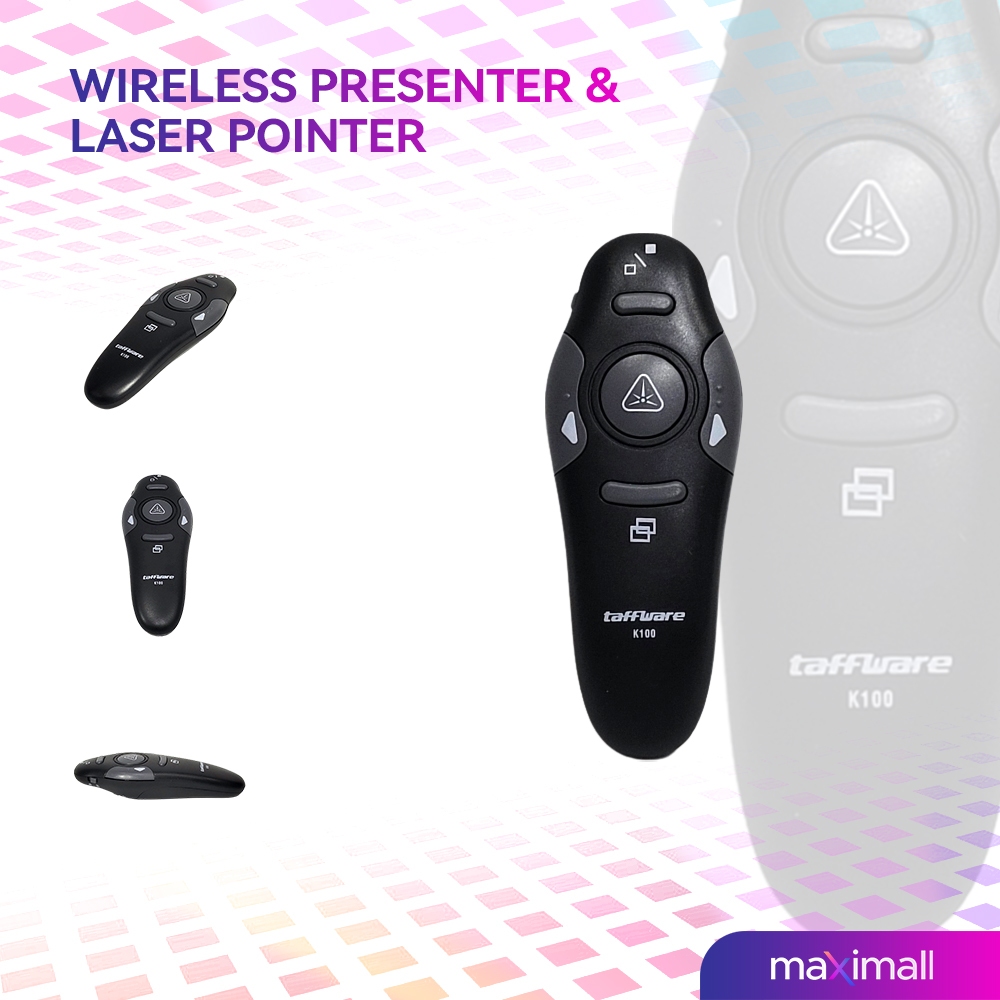 Jual Wireless Presenter + Laser Pointer (Remote Presentasi) USB VZ2269 ...