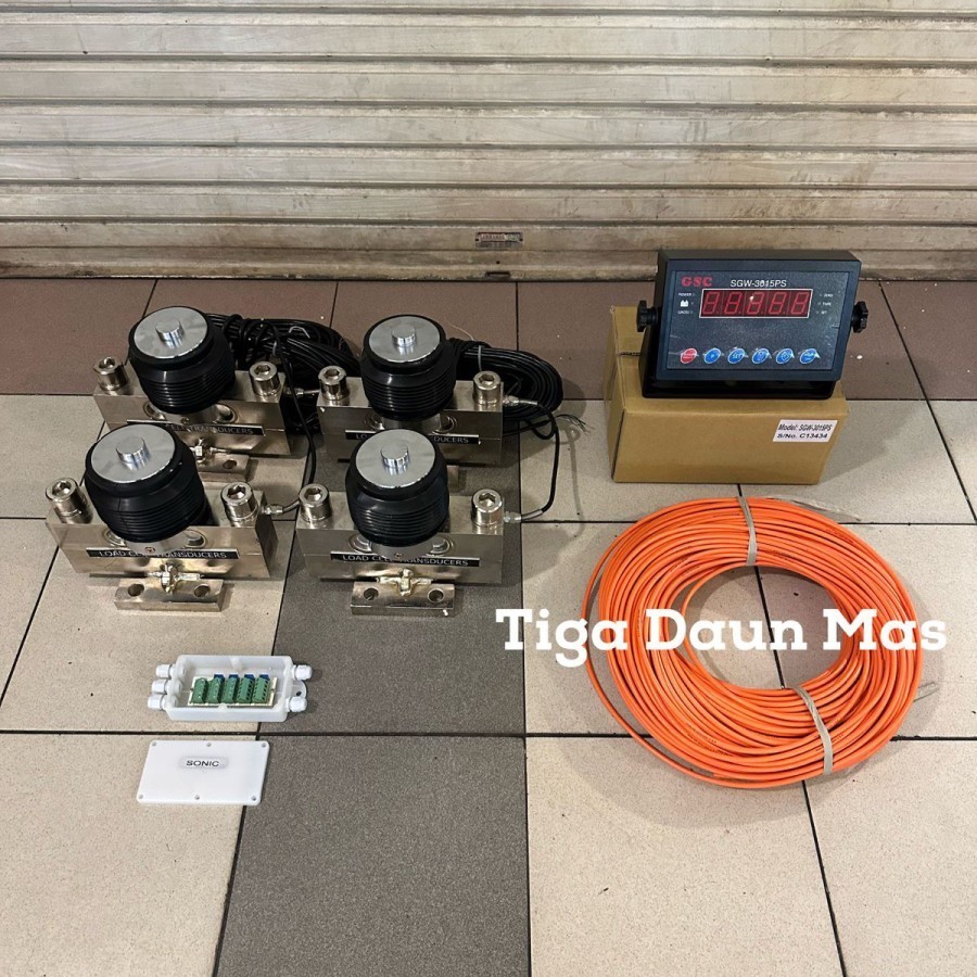 Jual Paket Jembatan Timbang 4 PC Load Cell Keli QS 30 Ton + Indikator GSC SGW3015PS + Junction ...