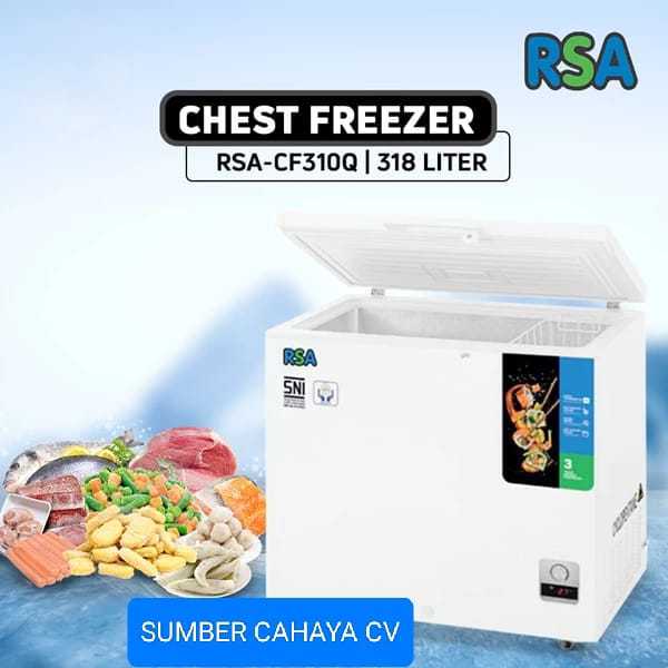 Jual RSA Chest Freezer 310 Liter Freezer Box CF 310 CF-310 Cooler Box ...