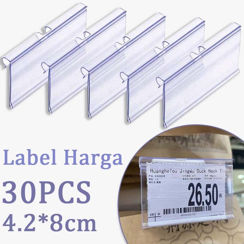 Jual Price Tag Holder Tag Holder Minimarket Price Tag Label Pvc Price ...