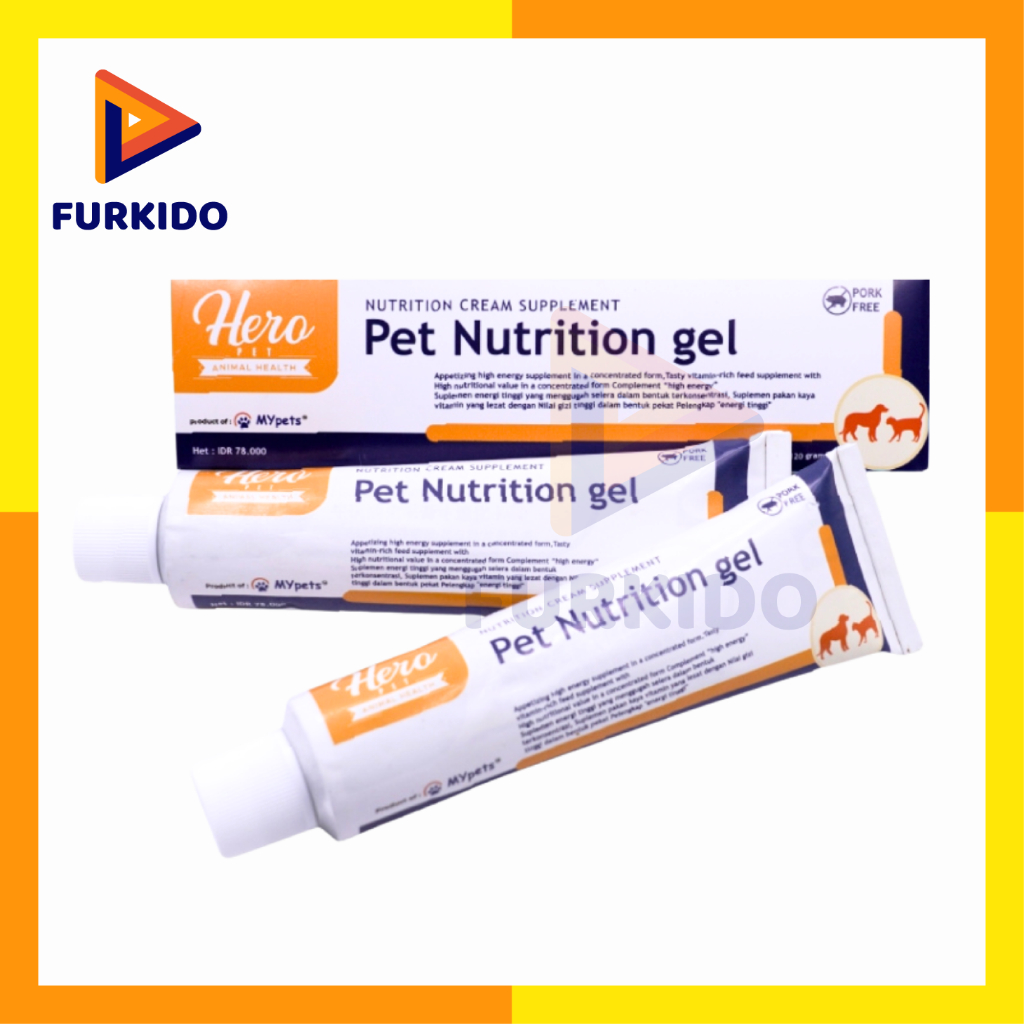 Jual Hero Pet Nutrition Gel 60 Gr & 120 Gr / Suplemen Hewan Anjing ...