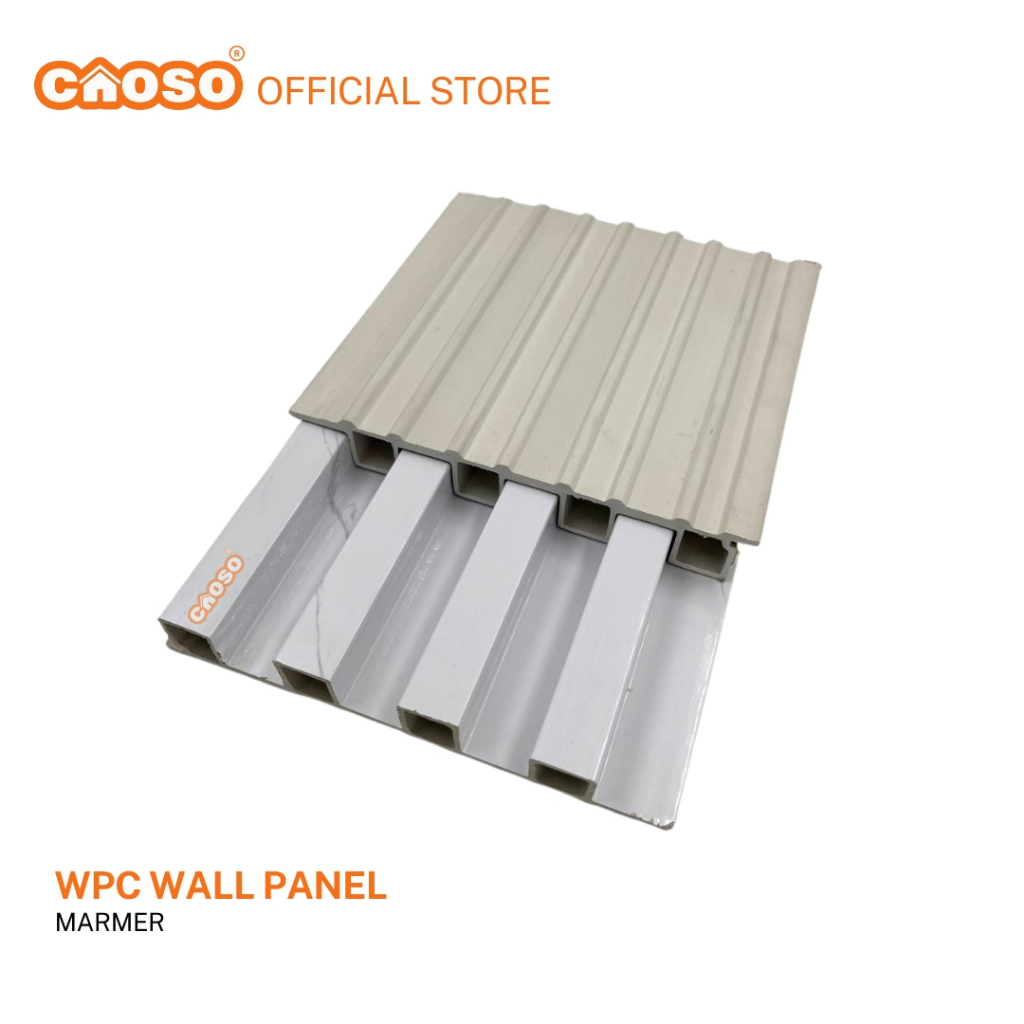 Jual WPC Wall Panel 3 Meter Warna Putih Polos | Wall Panel Wood panel ...