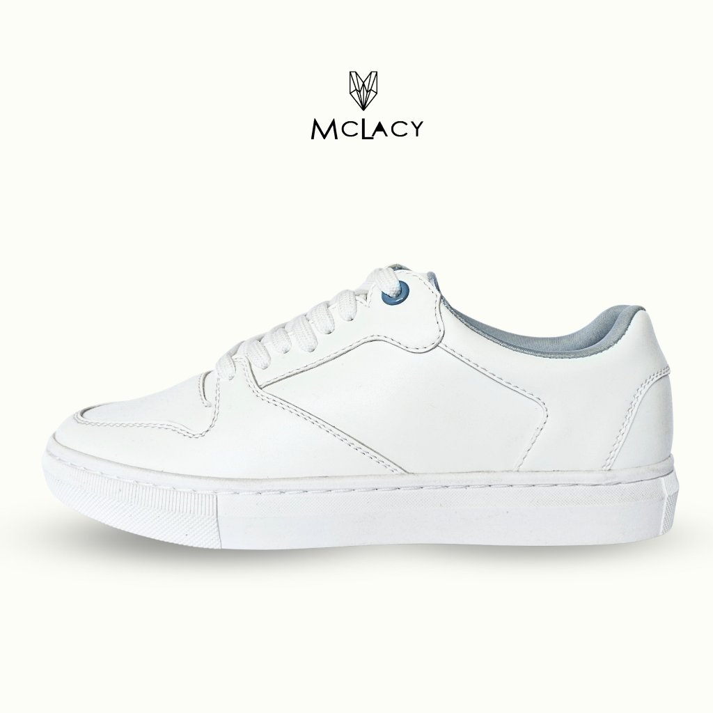 Jual MCLACY - Sepatu Local Sneakers - Raven White Women | Shopee Indonesia