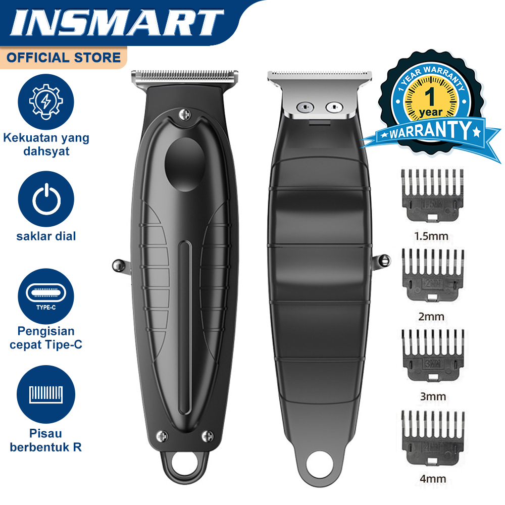 Jual INSMART Cukur Rambut Cukur Elektrik Alat Cukur Elektrik Hair ...