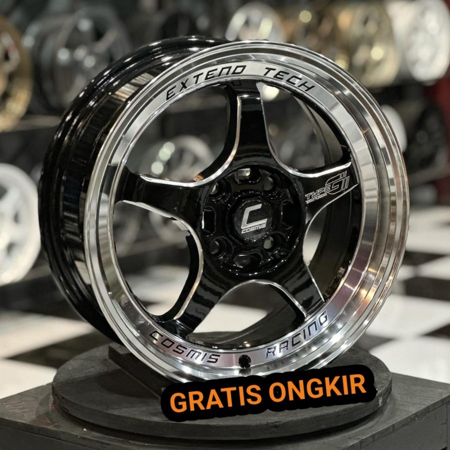 Jual velg racing r15 COSMIS TYPE G velg ring 15 mobilio ignis brio sigra | Shopee Indonesia