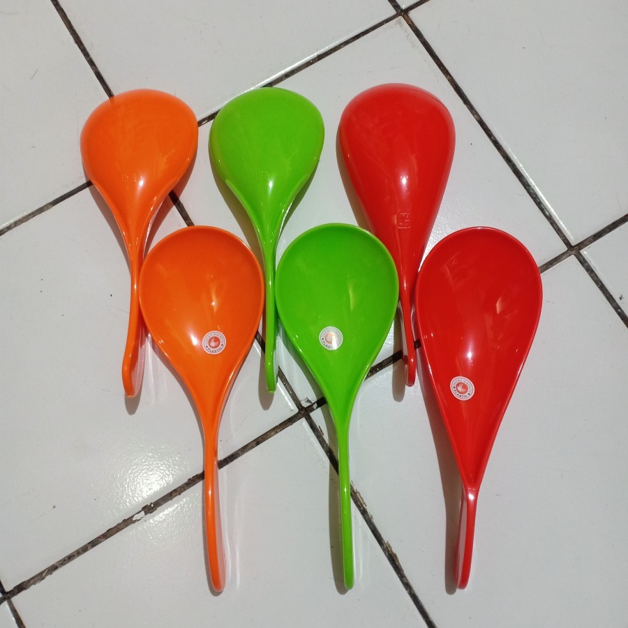 Jual Centong Nasi Plastik Melamin / Sendok Lauk Warna | Shopee Indonesia