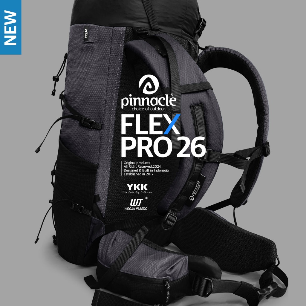 Jual Pinnacle - Flex Pro 26 Diamond Grey | Shopee Indonesia