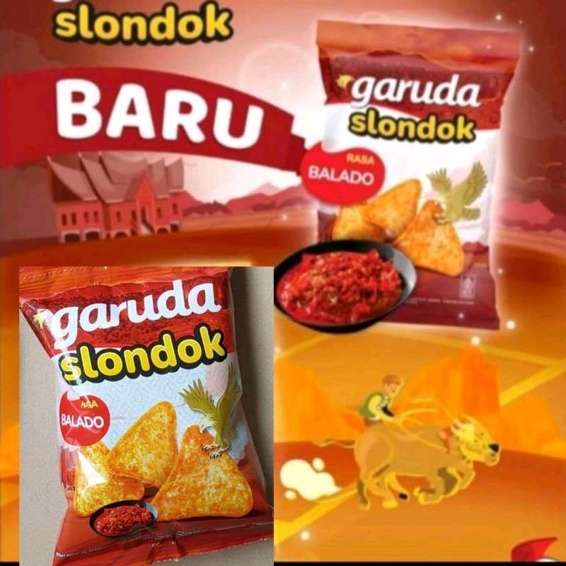 Jual Garuda slondok rasa balado 15gr x 10 pcs | Shopee Indonesia