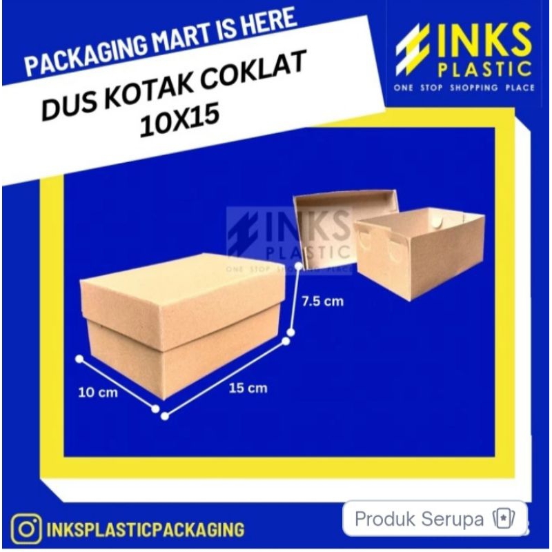 Jual DUS KOTAK 10X15 DUS KOTAK SNACK KUE (25 PCS) | Shopee Indonesia